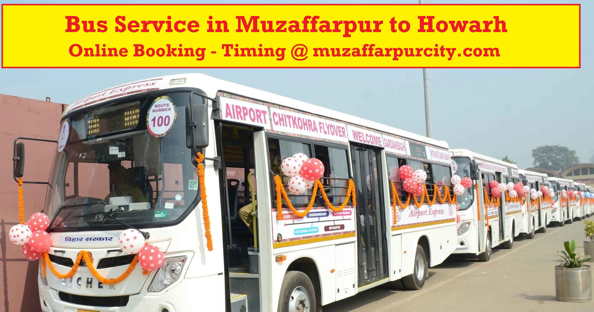 Muzaffarpur to Howrah, Kolkatta Bus Service Available (Time Table ...