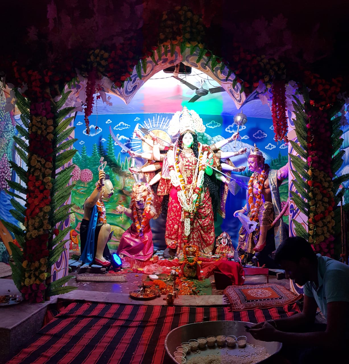 Mahesh Babu chowk - Durga Puja Pictures 2021 | Muzaffarpur City : Breaking News